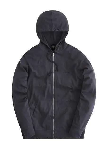 Kith X Calvin Klein Williams I Zip Up Hoodie - Battleship