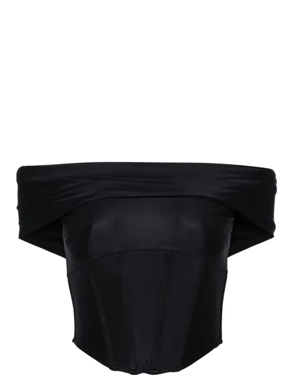 MISBHV Elena Corset Blouse - Black