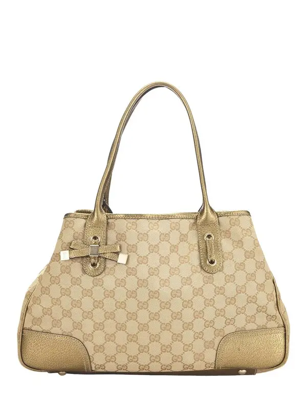 Gucci Original Gg Canvas Princy Tote Bag - Beige