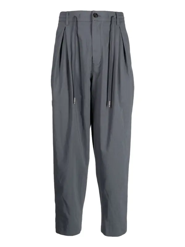 SONGZIO Inverted-pleats Trousers - Blue