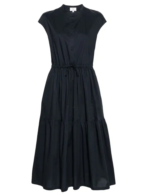 Woolrich Drawstring-waist Maxi Dress - Blue