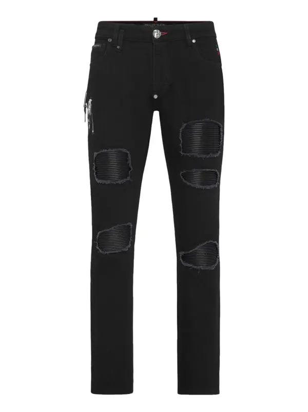Philipp Plein Rock Star Slim-cut Jeans - Black