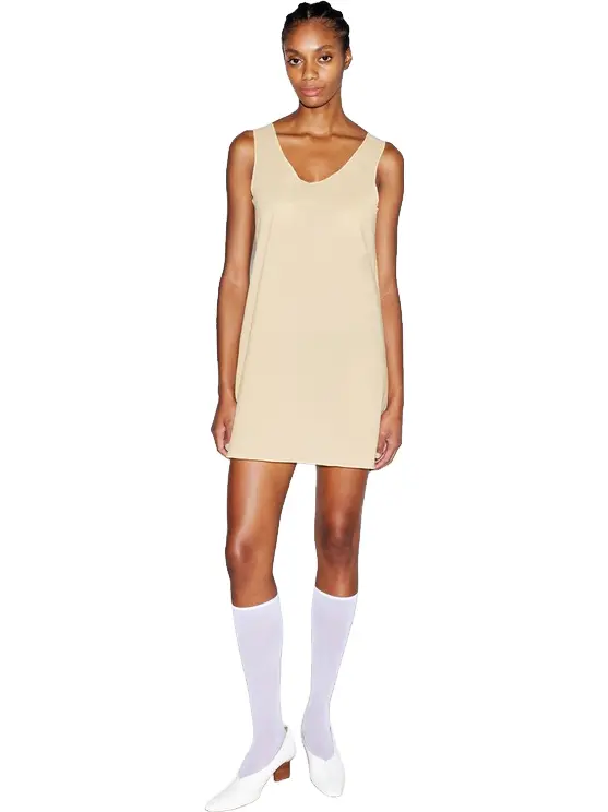 Rosetta Getty Stretch Organza Scoop Neck Tunic - Brown / Multicolor / Neutral
