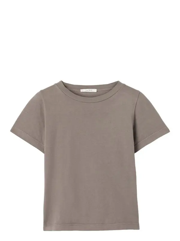 THE ROW Tori Cotton-jersey T-shirt - Green
