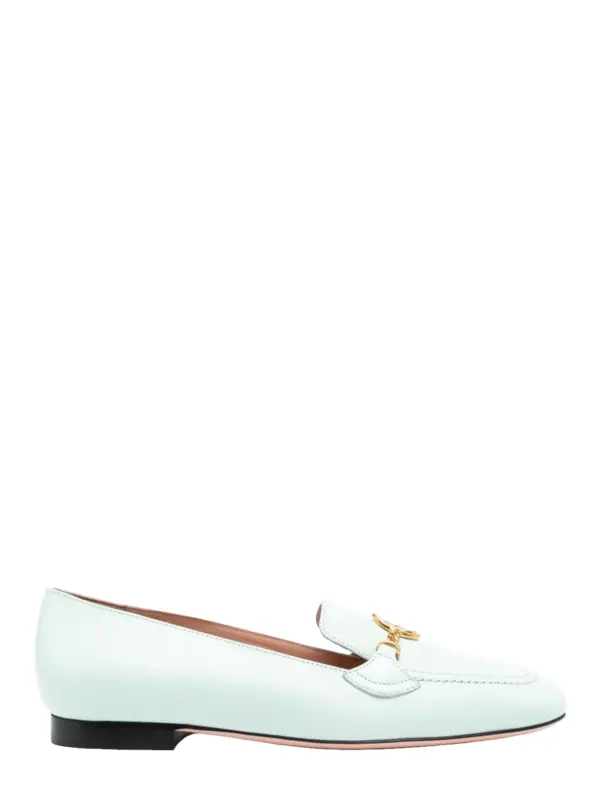 Bally Daily Emblem Leather Loafers - Green