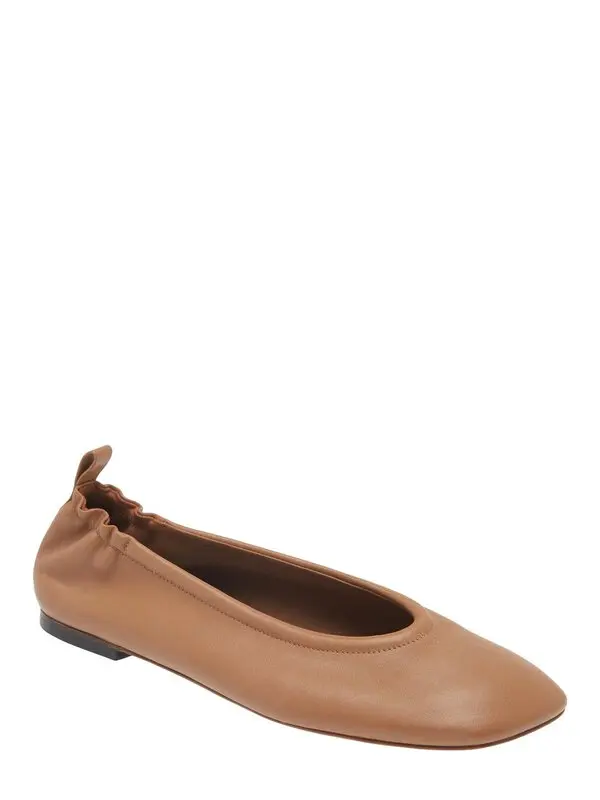 3.1 Phillip Lim Id Stretch Back Ballet Flat - Camel