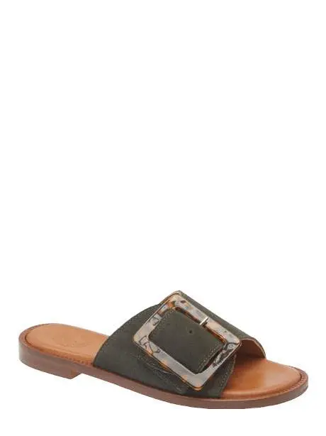 Penelope Chilvers Biarritz Buckle Sandal - Khaki