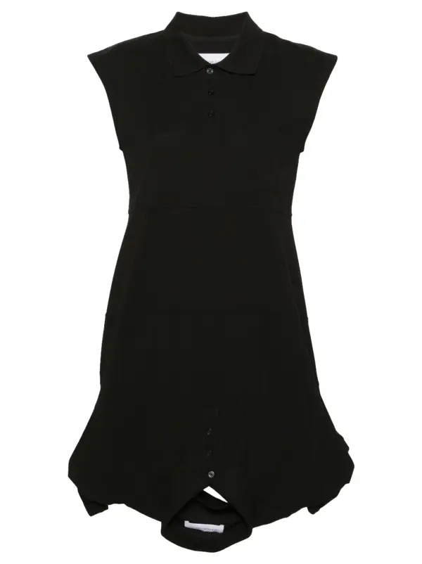 Viktor & Rolf Upside Down Polo Shirt Dress - Black