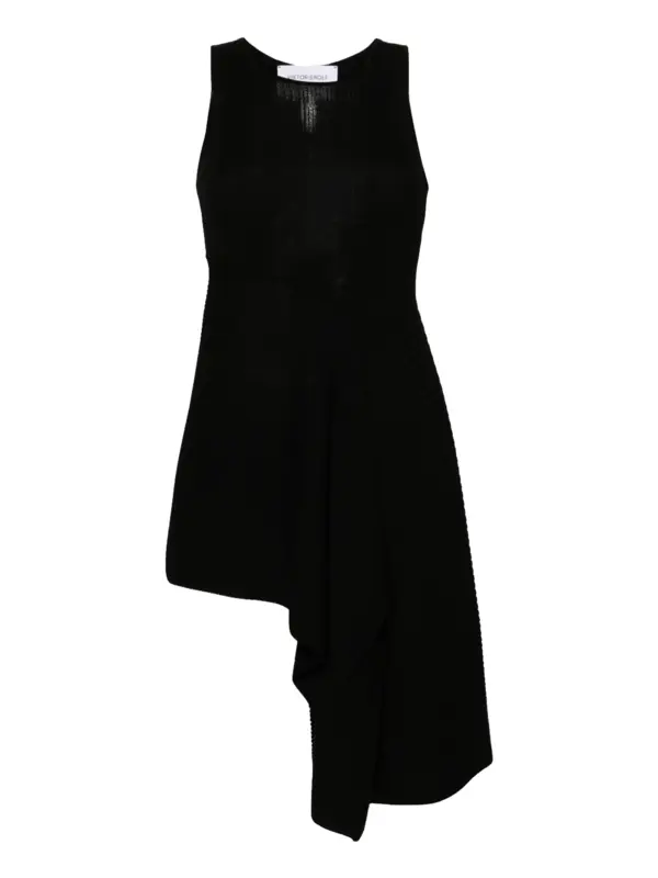 Viktor & Rolf Volant Asymmetric Top - Black
