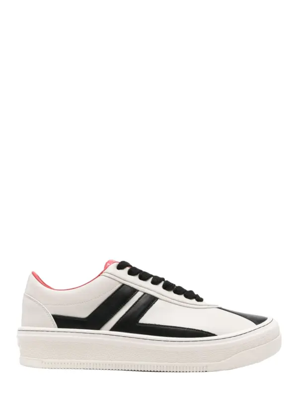 LANVIN X Future Cash Colour-block Sneakers - Neutrals