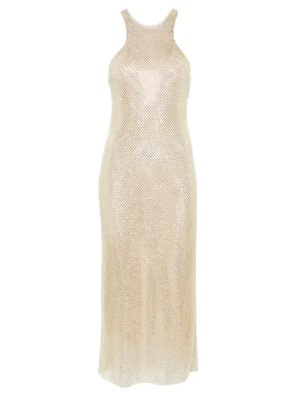Philosophy Di Lorenzo Serafini Rhinestone Embellished Midi Dress - Green