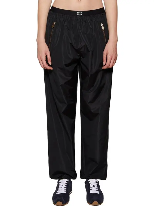 Miu Miu Technical Joggers - Black