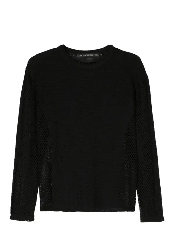 Andersson Bell Dellen Open-knit Jumper - Black