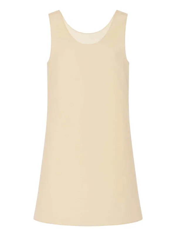 Rosetta Getty Scoop-neck Tunic Top - Neutrals