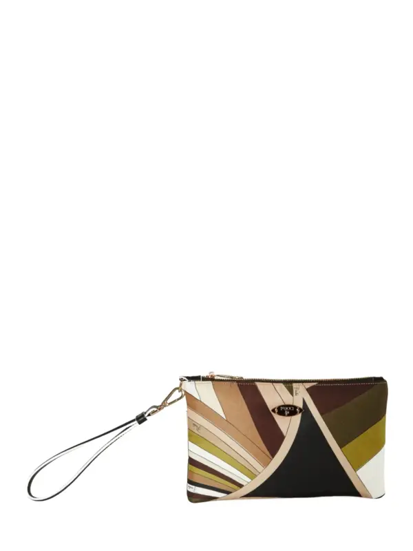 Emilio Pucci Iride-print Clutch - Green