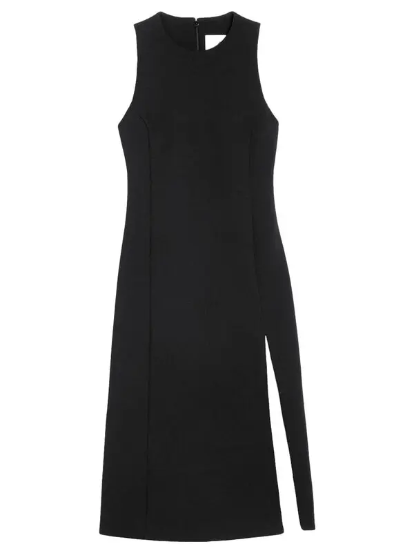 Ami Knee-length Sleeveless Dress - Black/chalk