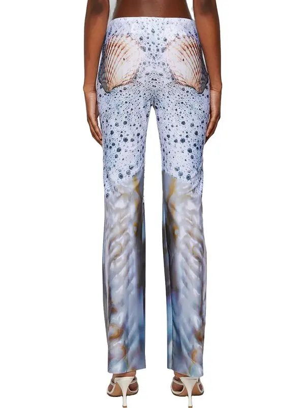 DI PETSA Lycra Flare Trousers - Multicolor