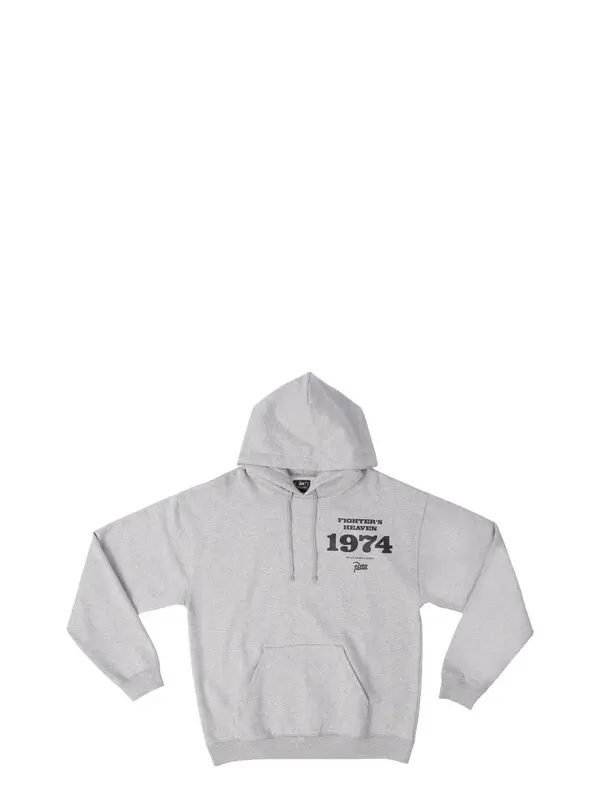 PATTA X Peter Angelo Simon 1974 Hooded Sweatshirt With Vinyl - Melange Grey