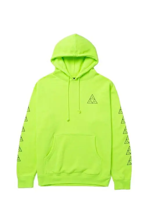 HUF X Ftp Triple Triangle Pullover Hoodie - Safety Yellow