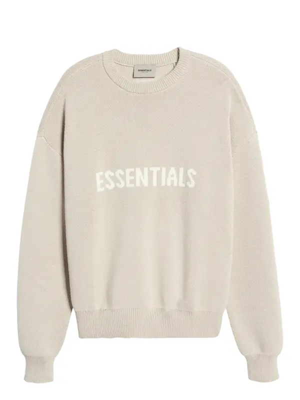 Fear Of God Essentials Knit Sweater - Stone/oat