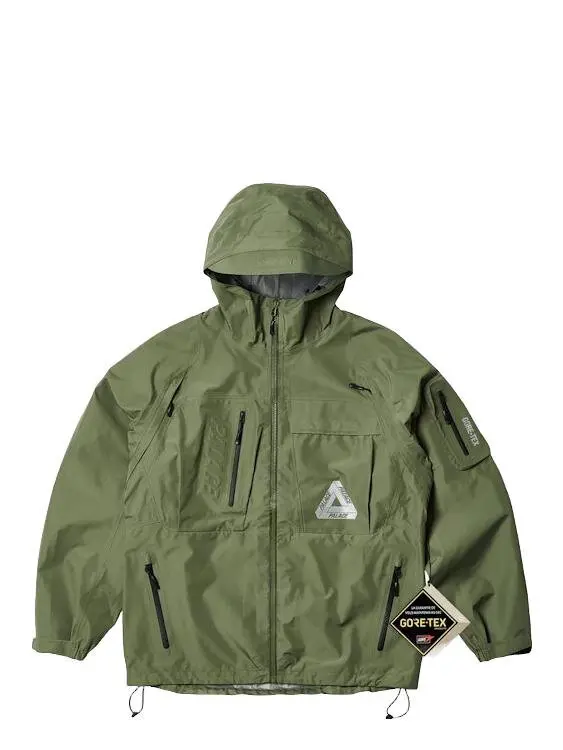 PALACE Gore-tex Cargo Jacket - Olive