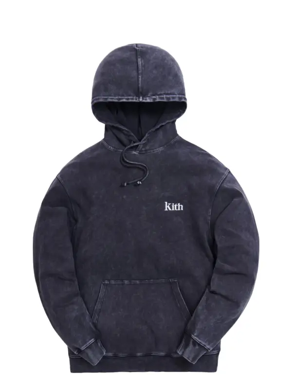 Kith Williams Iii Crystal Wash Hoodie - Moonless Night