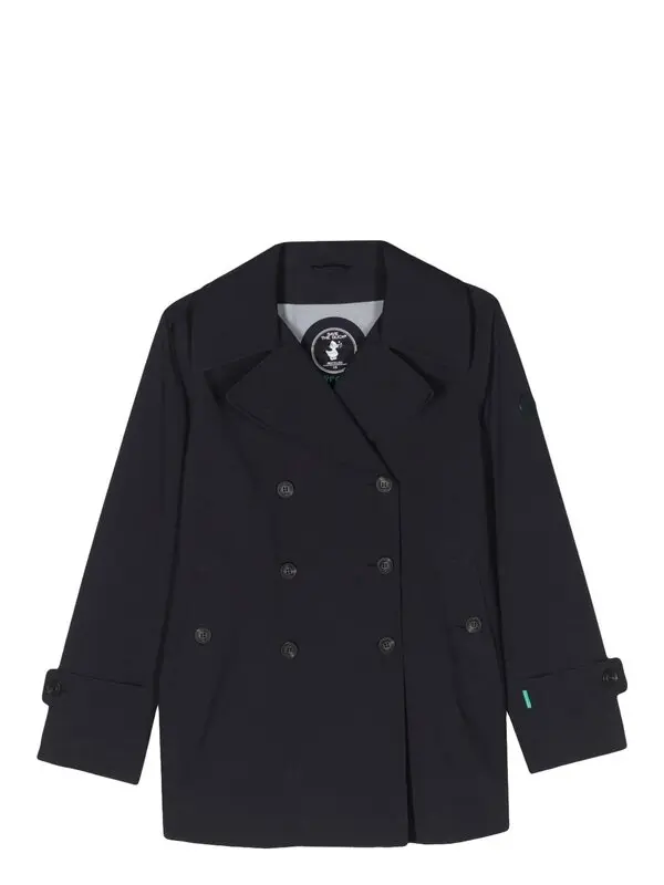 SAVE THE DUCK Sofi Double-breasted Parka - Blue