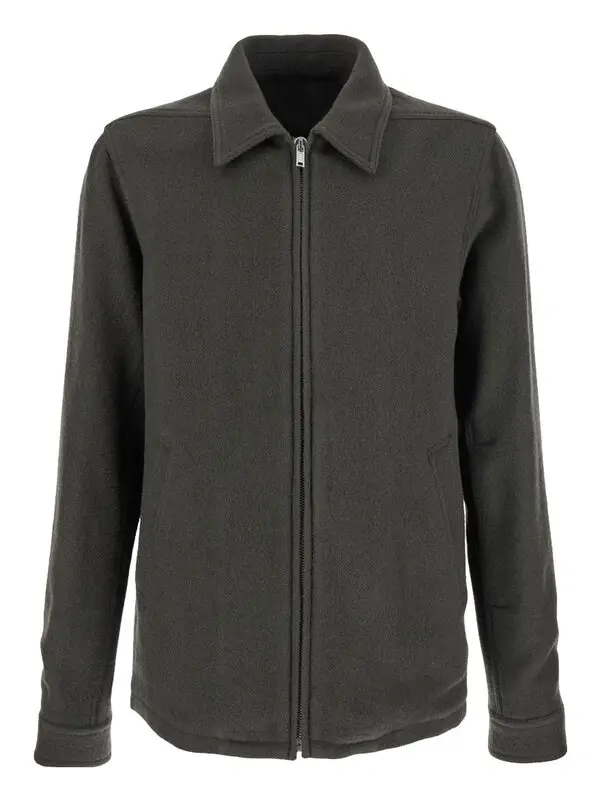 Rick Owens Brad Wool Jacket - Green
