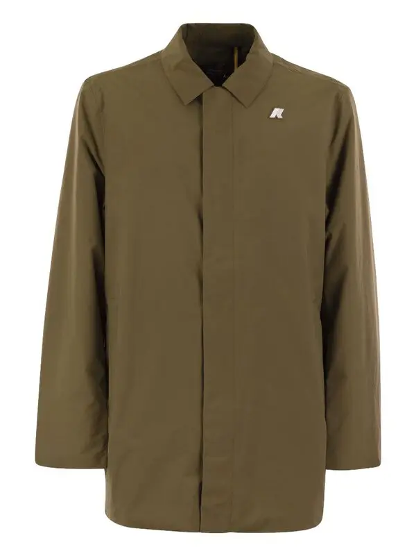 K-WAY Benny Ottoman Waterproof Jacket - Brown