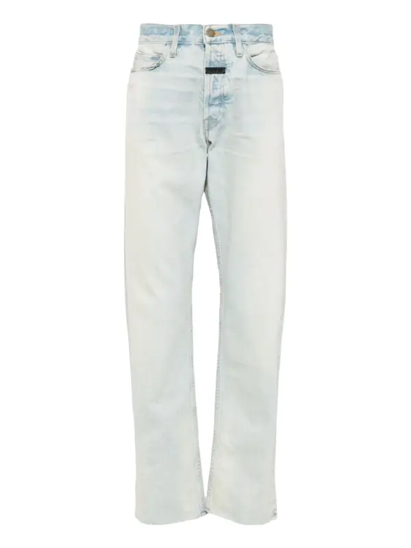 Fear Of God Mid-rise Straight-leg Jeans - Blue