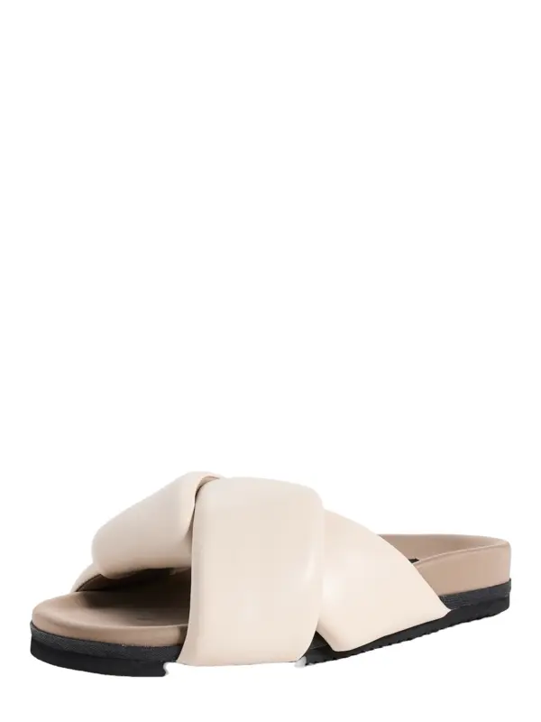 ROAM Foldy Puffy Slides - Cream