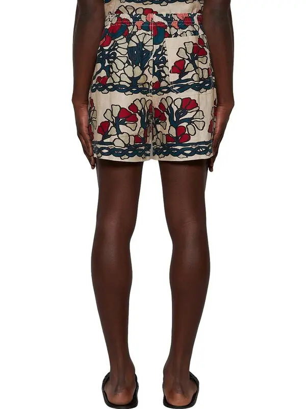 BODE Garden Lattice Shorts - Multicolor