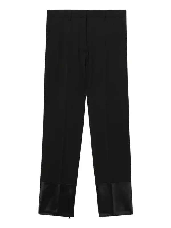 Helmut Lang Slim-fit Wool Trousers - Black