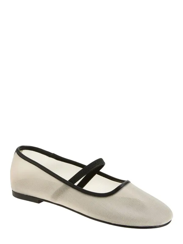 Madewell Cosme Mary Jane Flat - Ecru Multi
