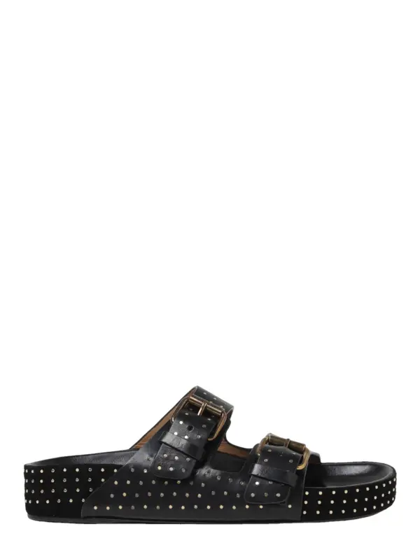 Isabel Marant Flat Sandal - Black