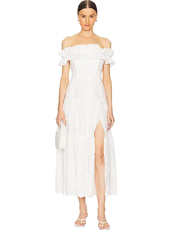 Astr The Label Piccola Dress - White