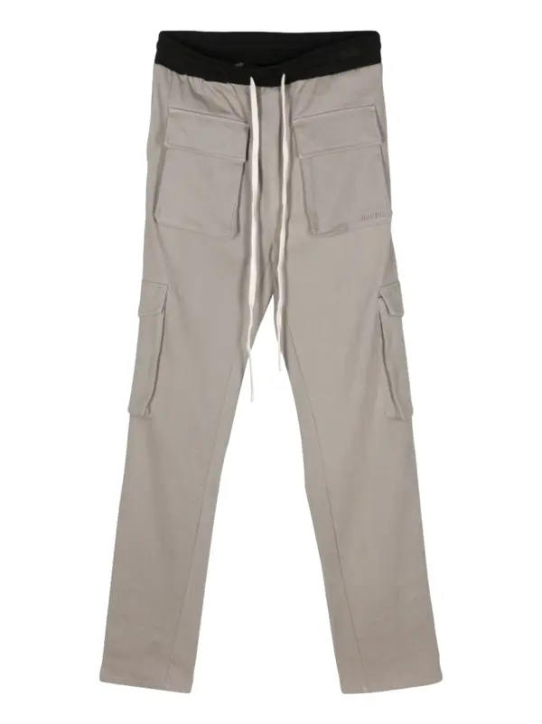 MOUTY Embroidered-logo Cargo Pants - Grey