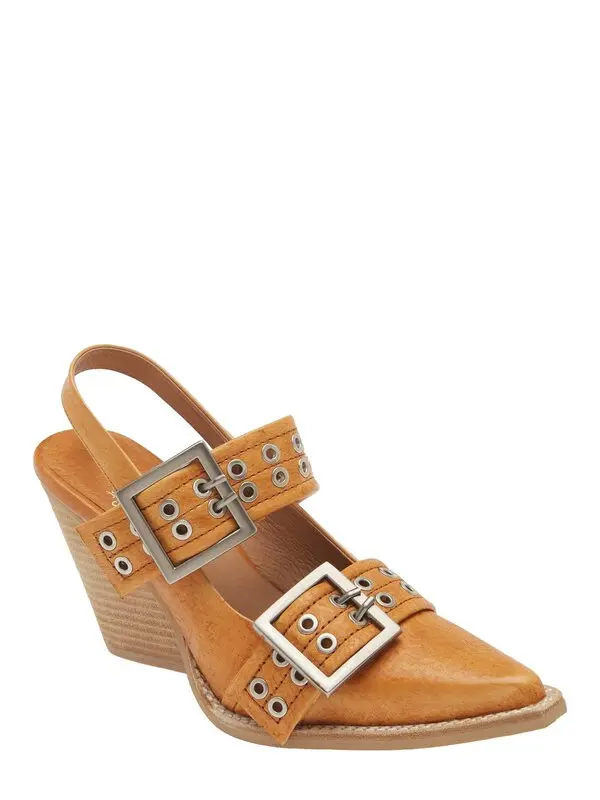 Jeffrey Campbell Carlie Slingback Pumps - Natural