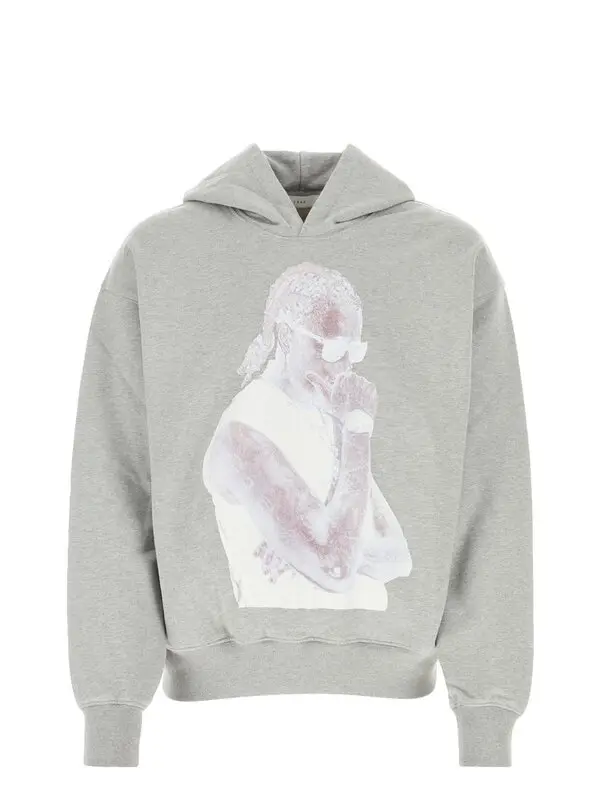 1989 STUDIO Printed Cotton Sweatshirt - Oatmealgrey
