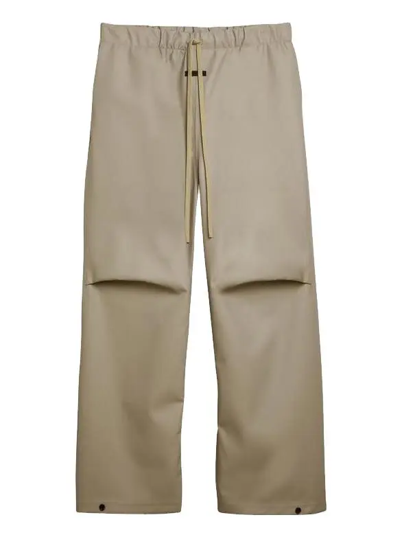 Fear Of God Rubberized Wide-leg Trousers - Beige