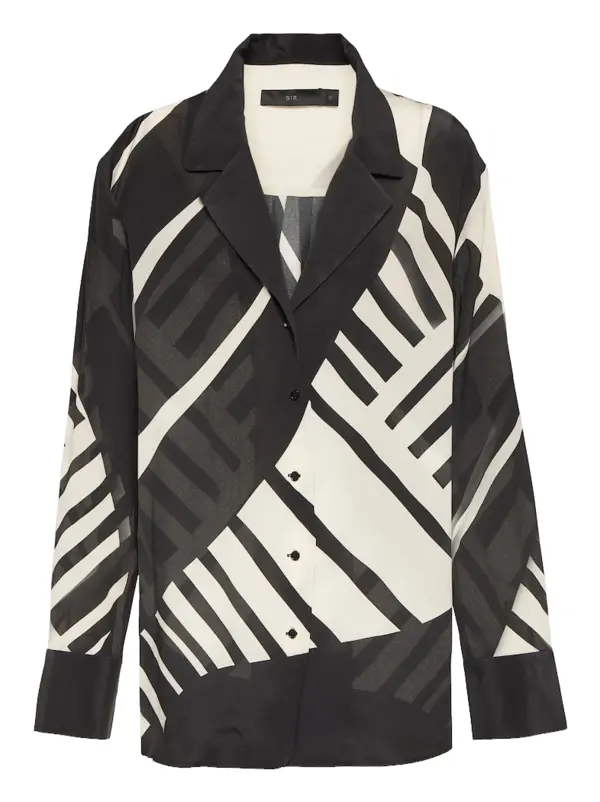 Sir The Label Printed Silk Shirt - Multicoloured