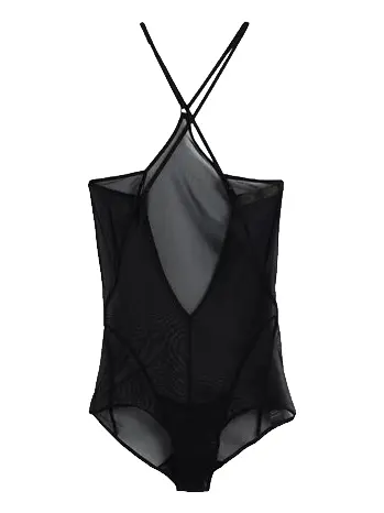 KNWLS Tulle Bodysuit - Black