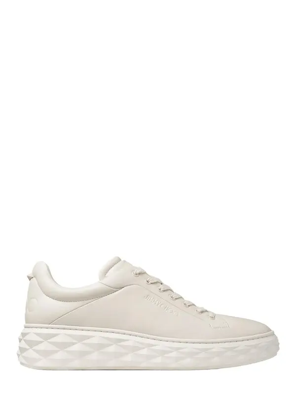 JIMMY CHOO Diamond Maxi Platform Sneakers - Chalk/white
