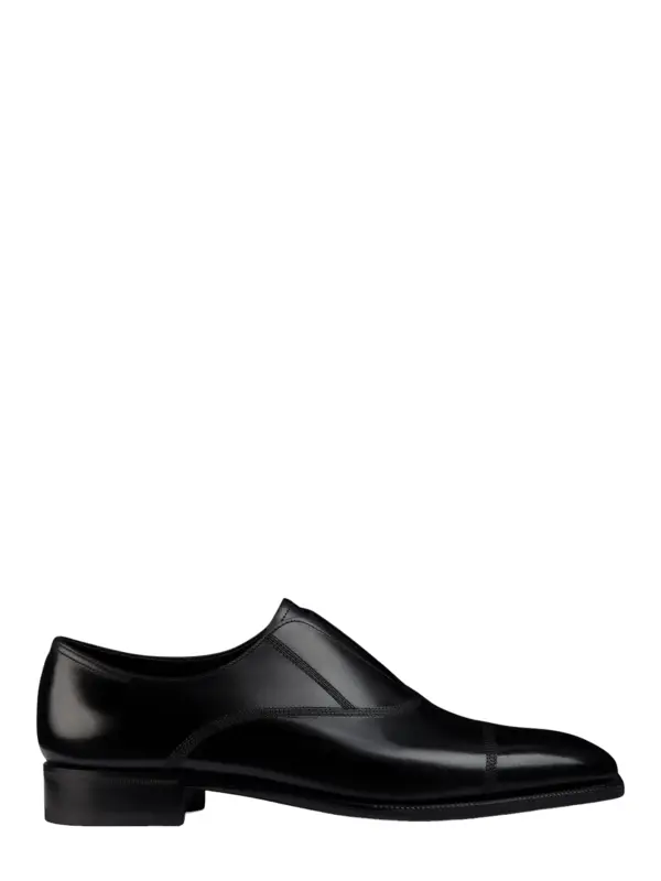 John Lobb Mansell Leather Loafers - Black