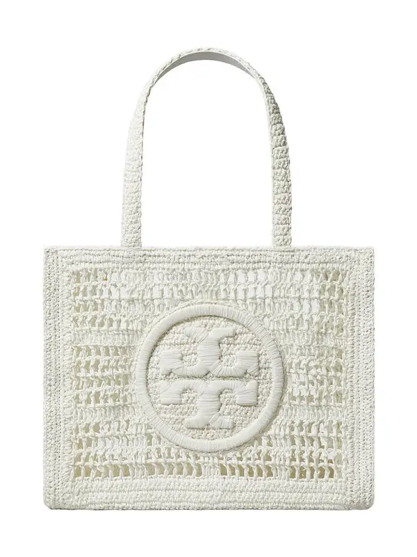 Tory Burch Ella Small Crochet Tote - White