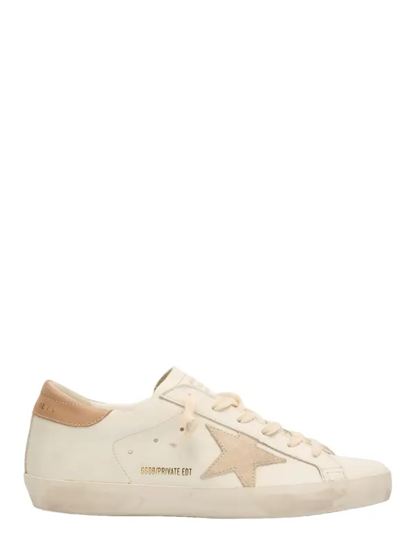 Golden Goose Super-star Leather Low-top Sneakers - White Seedpearl Beige