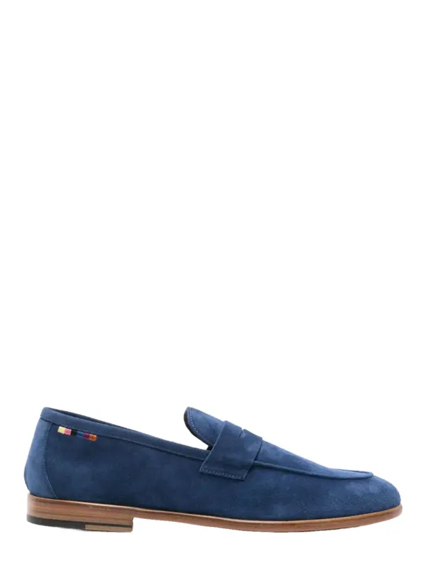 Paul Smith Penny Slot Suede Loafers - Blue