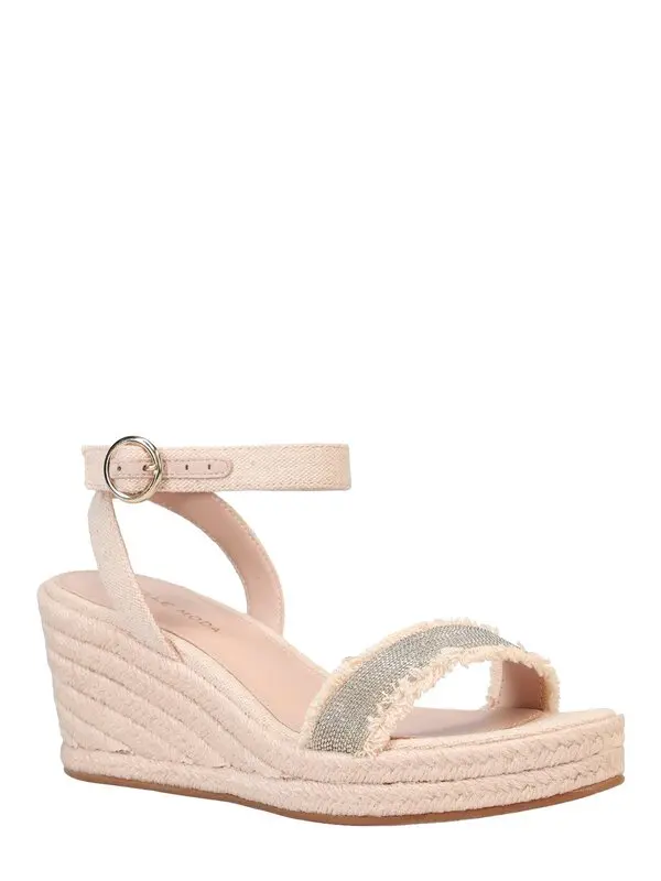 Pelle Moda Kitina Platform Wedge Sandal - Natural