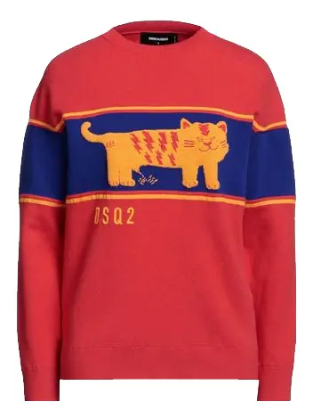 Dsquared2 Knitted Lightweight Sweater - Red
