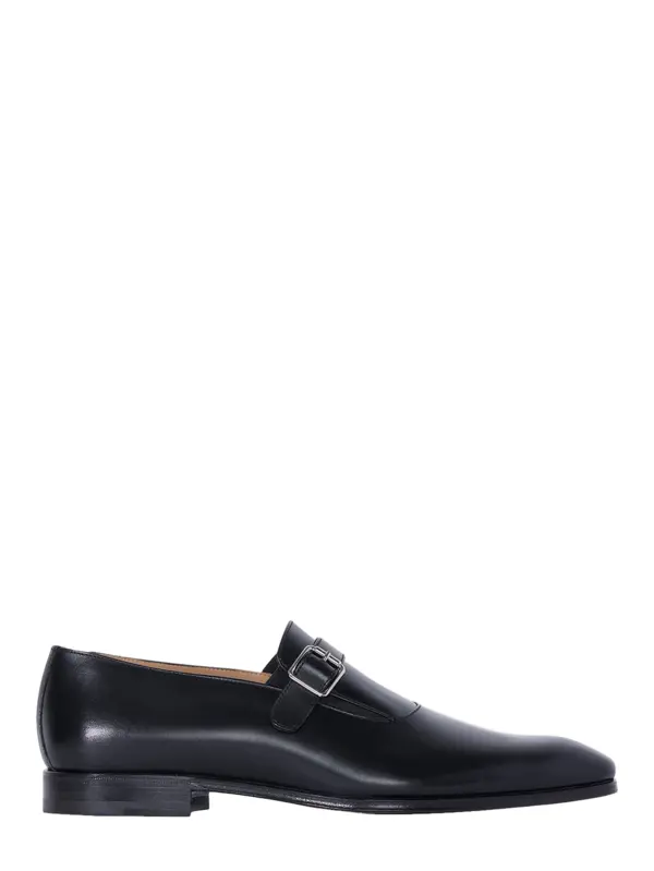 PAUL STUART Horace Leather Loafers - Black